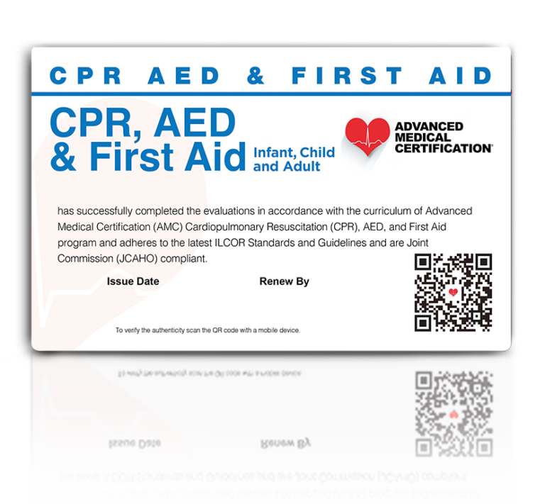CPR, AED & First Aid Product Page – Advanced Medical Certification