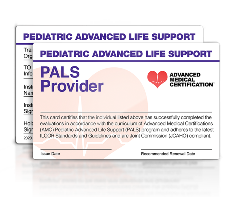 Online PALS Certification, Recertification & For Life Options