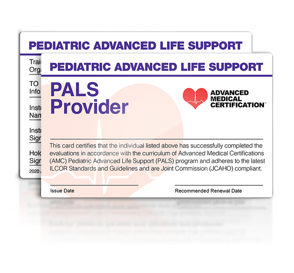 Online PALS Certification, Recertification & For Life Options