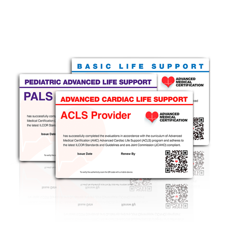 ACLS, PALS & BLS Certification Bundles