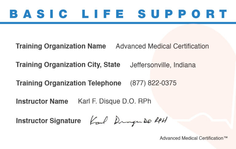 BLS Certification For Life